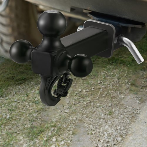 Trailer Hitch 2" Receiver 1-7/8" & 2" & 2-5/16" Tri-Ball Hitch with ...