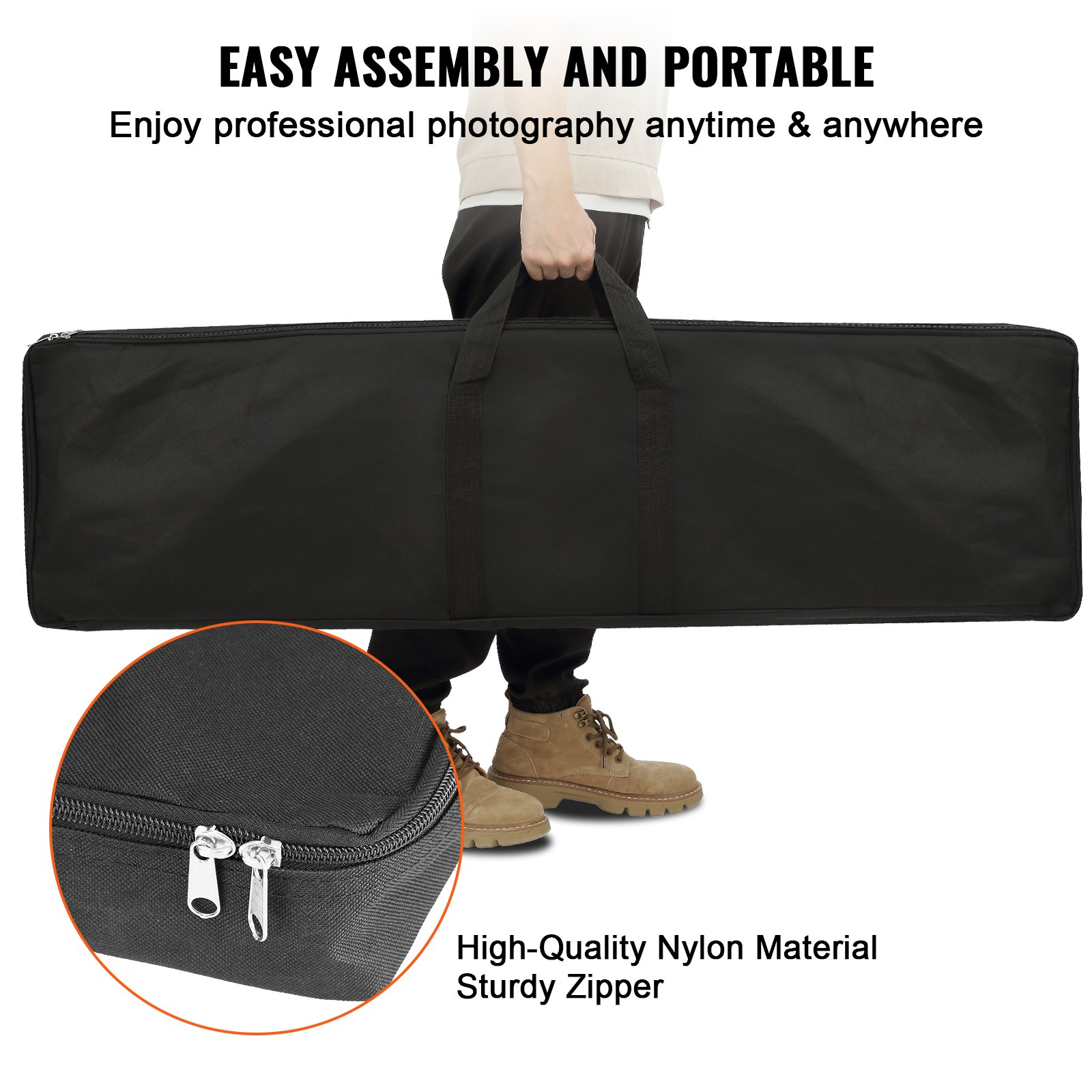 VEVOR 10ft x 10ft Pipe and Drape Kit, Heavy Duty Backdrop Stand with ...