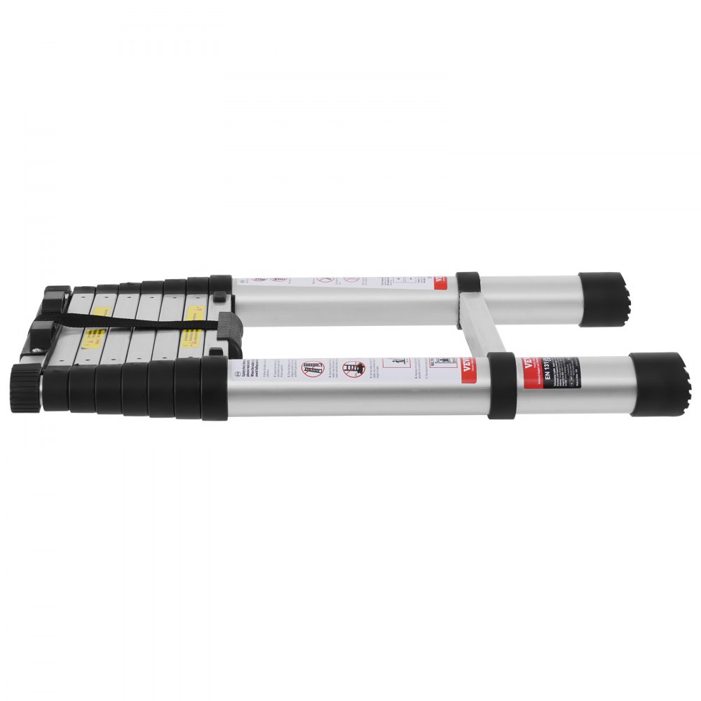 VEVOR Telescoping Ladder, 8.5FT Aluminum Lightweight Extension Ladder ...