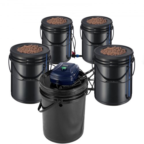 VEVOR RDWC Hydroponics System Recirculating Deep Water Culture 4 ...