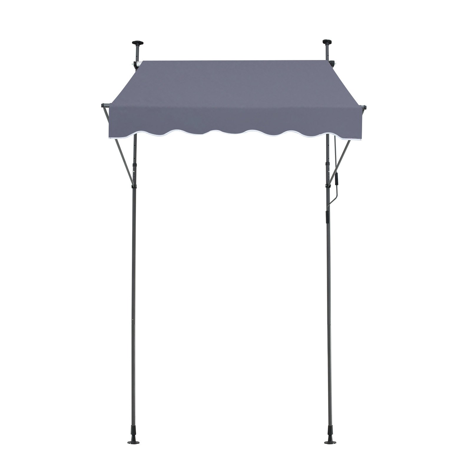VEVOR Manual Patio Retractable Awning - 59" x 47" Patio