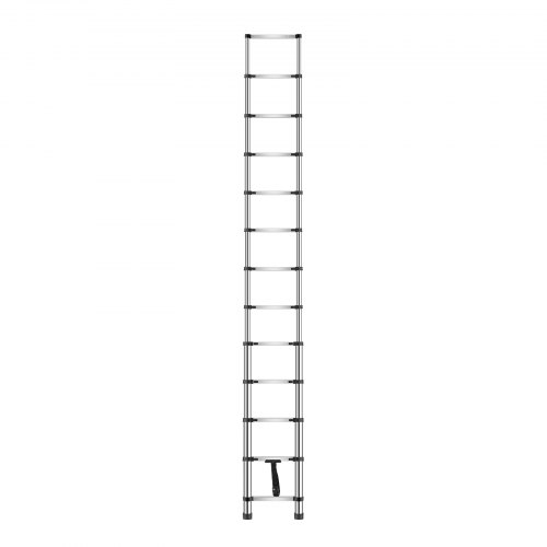 Telescoping Ladder Stainless Steel Extension Step 12.5 ft Portable ...