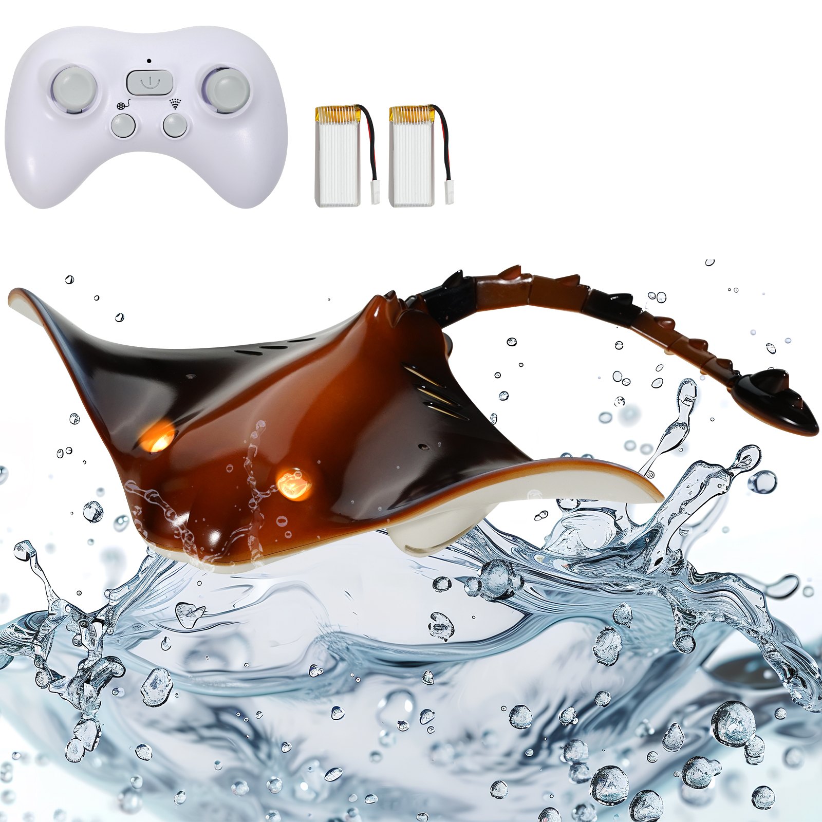 VEVOR Manta Ray Toy – 2.4GHz, Dual 700mAh Batteries