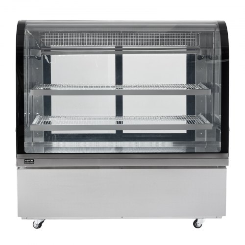 VEVOR Refrigerated Display Case Bakery Display Fridge Case 18 cu ft ...