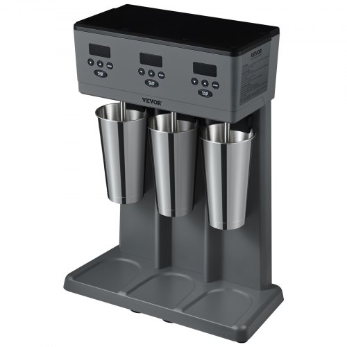 VEVOR Milkshake Maker, 375W x 3 Electric Milkshake Machine, Commercial ...