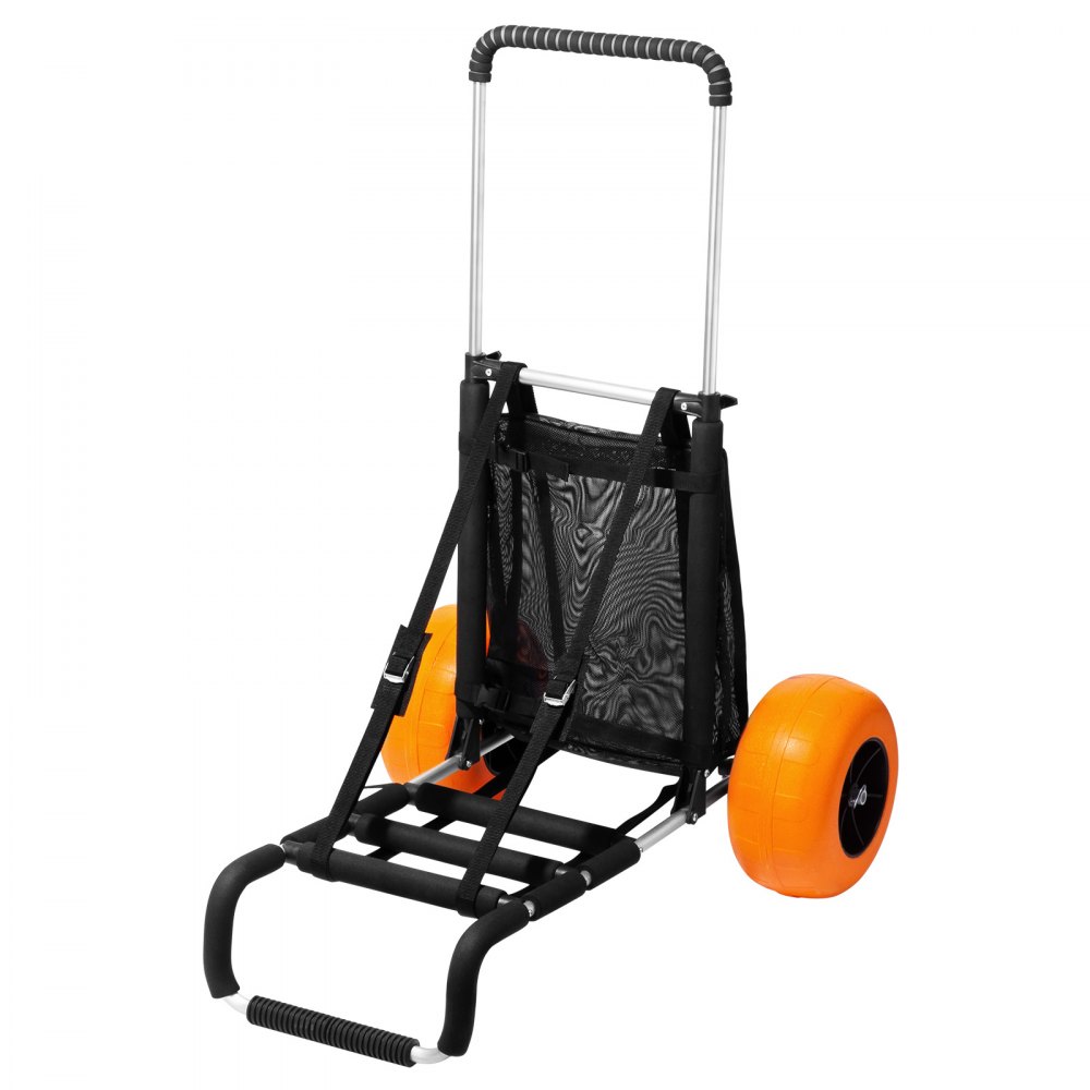 VEVOR Beach Dolly with Big Wheels for Sand, 29.9" x 15.4" Cargo Deck, w ...