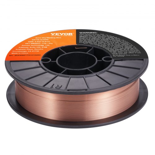 VEVOR Solid MIG Welding Wire ER70S-6 0.9mm 5.0kg Mild Steel MIG Welding Wire | VEVOR EU