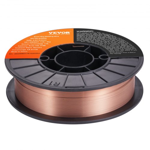 VEVOR Solid MIG Welding Wire ER70S-6 0.03-inch 11LBS Mild Steel MIG ...