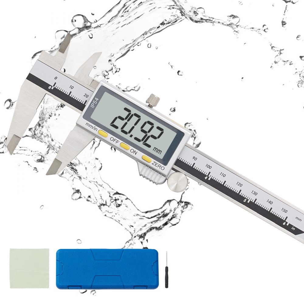 VEVOR Digital Caliper, Calipers Measuring Tool 0-6", Electronic ...