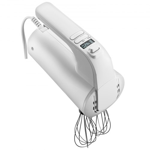 VEVOR Digital Electric Hand Mixer, 5-Speed, 200W Portable Electric ...