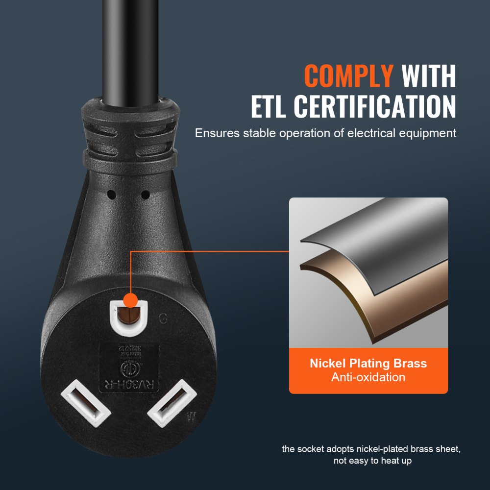 VEVOR RV Surge Protector, 30 Amp, 2700 Joules RV Voltage Protector ...