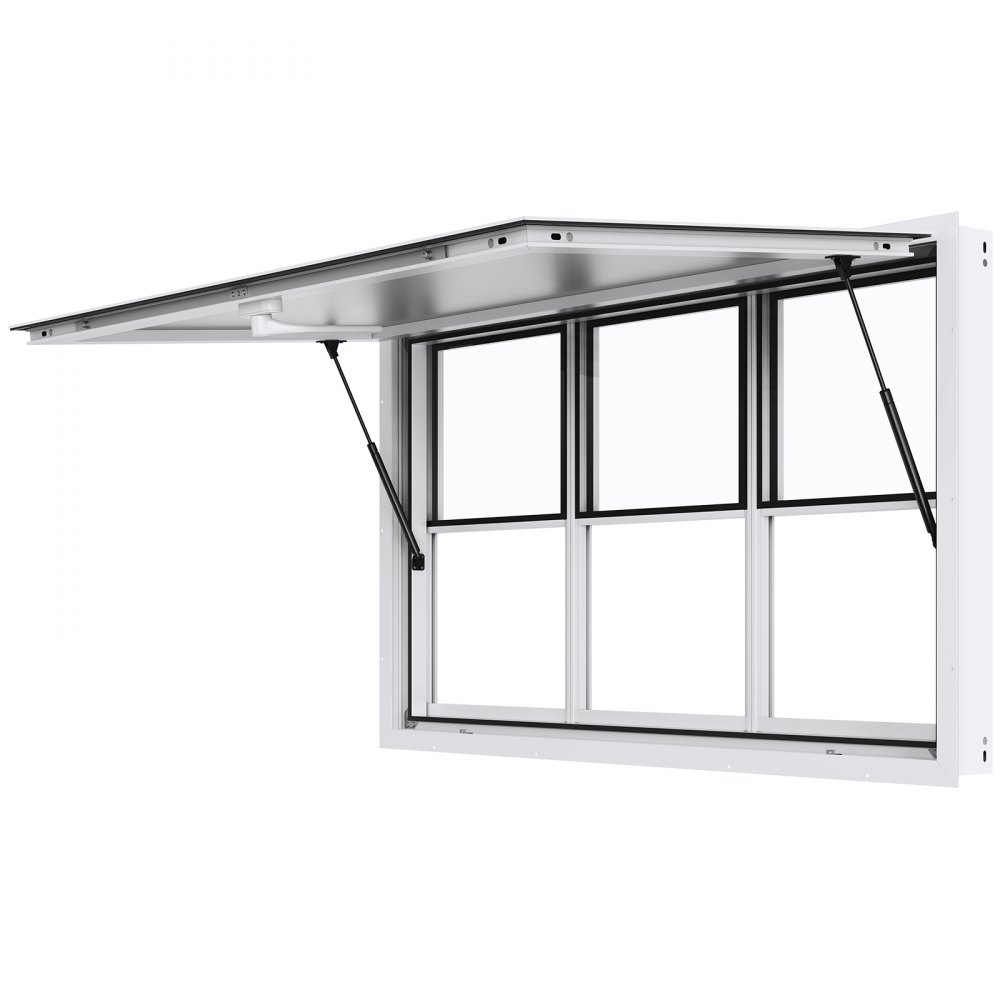 VEVOR Concession Window 60"x36", Aluminum Alloy Food Truck Service ...