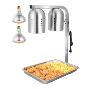 VEVOR Commercial Heat Lamp for Food – 500W Infrared Bulbs