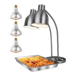 Commercial Food Heat Lamp 2-head Electric Catering for Food Restaurant ...
