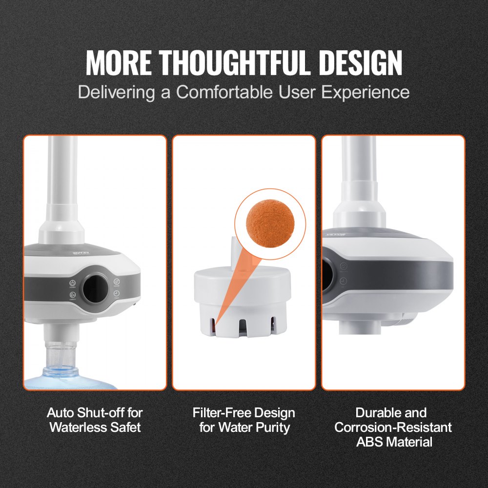 VEVOR Humidifier for Large Room 1291.7 sq ft, Industrial Commercial ...