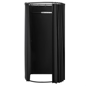 VEVOR Portable Dressing Room Frame – 39 × 37 × 79 in., Black
