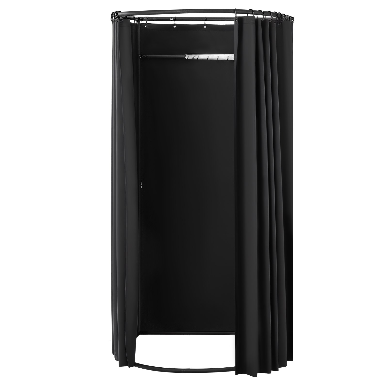VEVOR Portable Dressing Room Frame – 39 × 37 × 79 in., Black