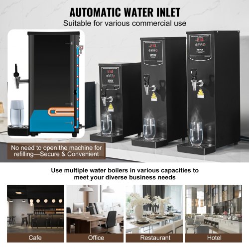 VEVOR 10L Commercial Water Boiler Electric Hot Water Dispenser ...
