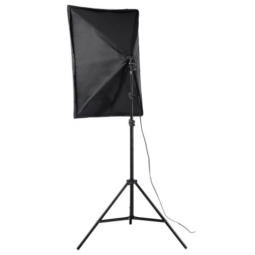VEVOR Softbox Lighting Kit 20 in x 28 in 45W 3000-6500K LED Bulbs for ...