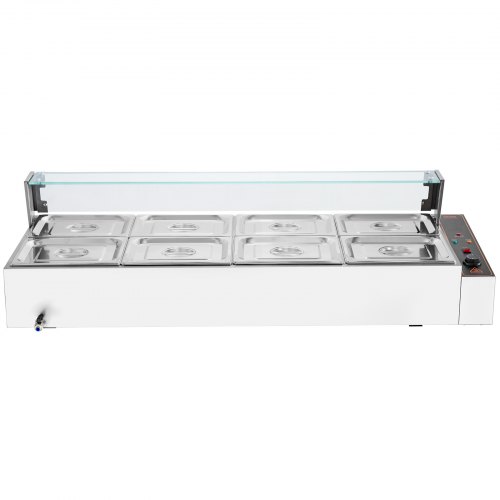 VEVOR Commercial Electric Food Warmer Countertop Buffet 8*8Qt with ...