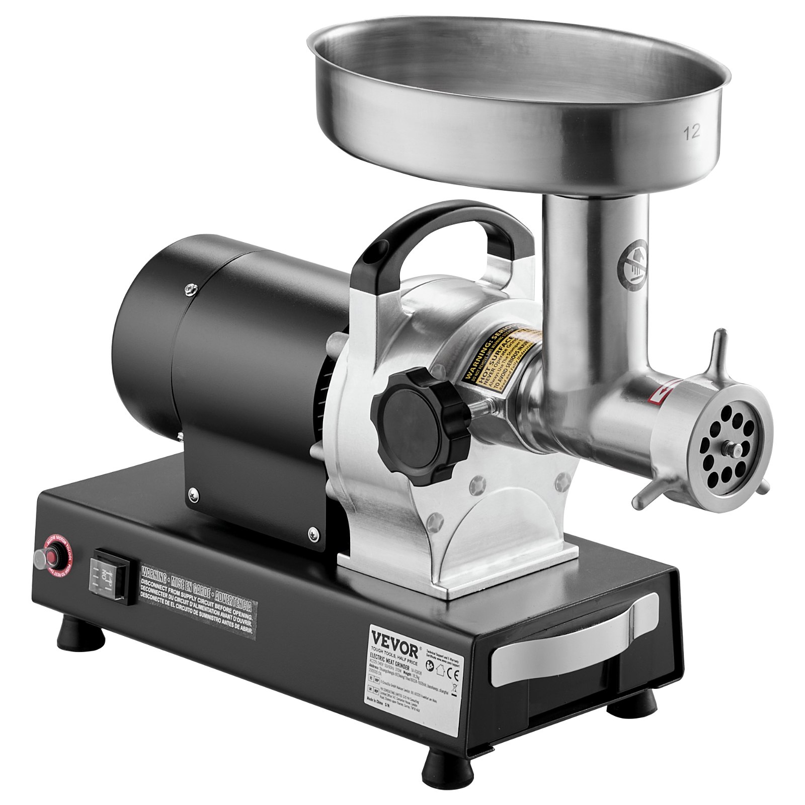 VEVOR Meat Grinder, 9 Lbs/Min Capacity Electric Meat Grinders with ...