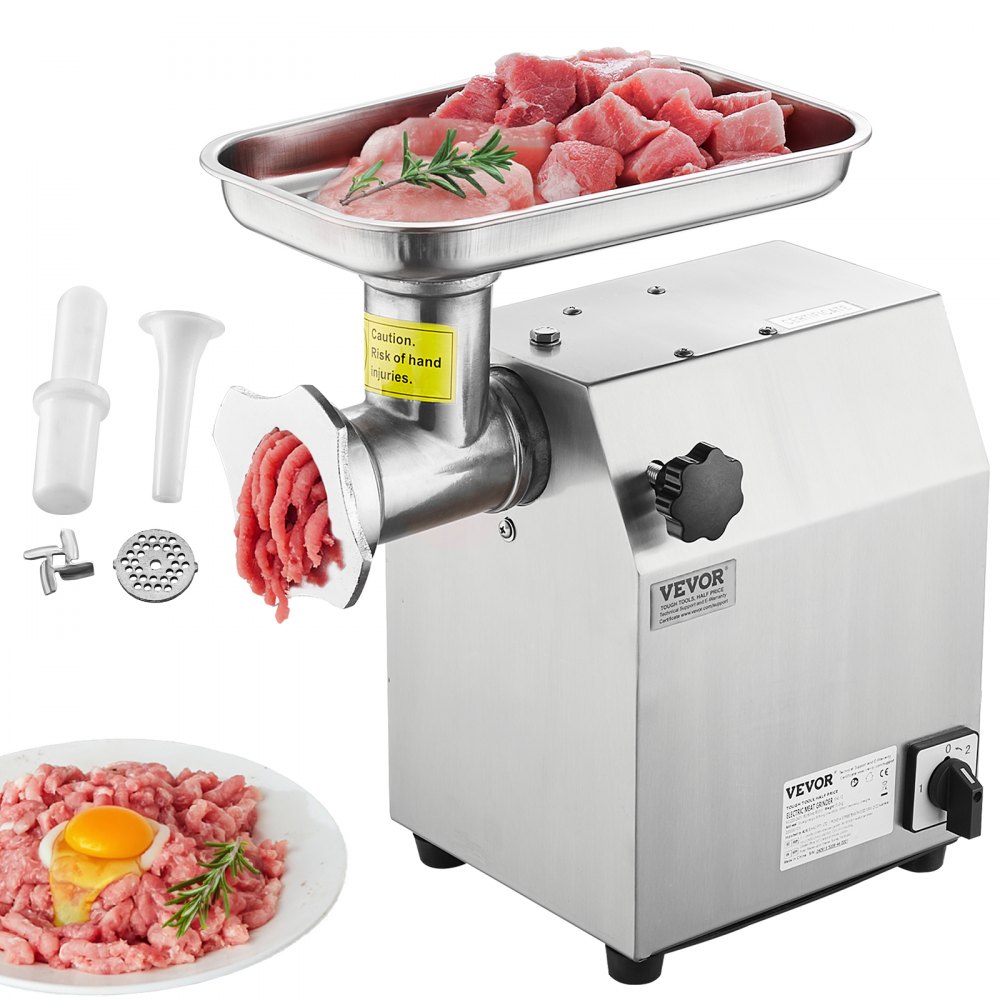 VEVOR Commercial Electric Meat Grinder 5.5 Lbs/Min Sausage Stuffer ...