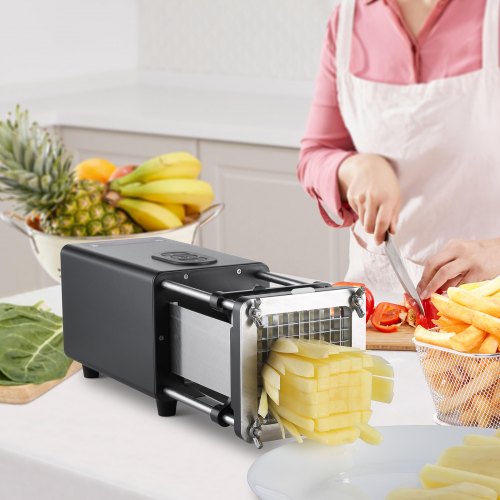 VEVOR Electric French Fry Cutter Stainless Steel Potato Vegetable ...