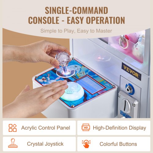 VEVOR Claw Crane Machine Mini Candy Prize Grabber Catcher Arcade Game ...