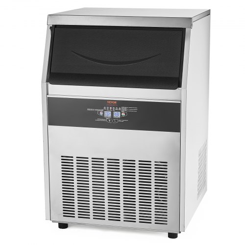 Commercial Ice Maker Freestanding Cabinet Machine 160lbs/24H 80 Ice Cubes | VEVOR US