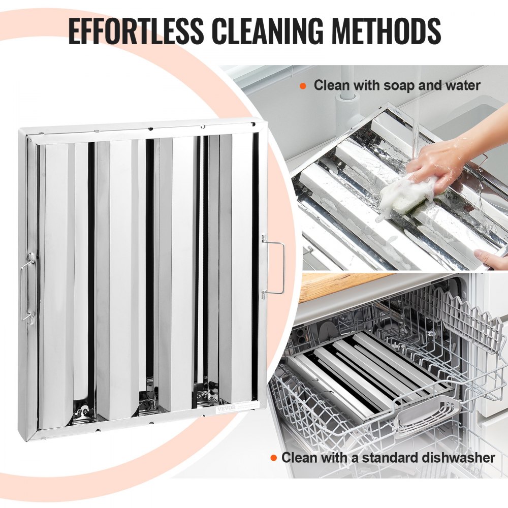 VEVOR Commercial Range Hood Filters – 15.5x19.5 Inch
