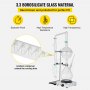 VEVOR 2L Essential Oil Distillation Apparatus Lab Glassware ...