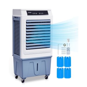 Refroidisseur d'air par évaporation VEVOR 3100 CFM Réservoir d'eau 9 ...