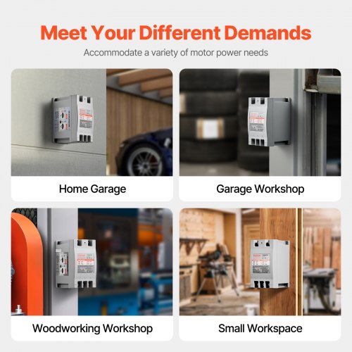 VEVOR 3 Phase Converter - 2HP 7A 220V Single Phase to 3 Phase Converter ...