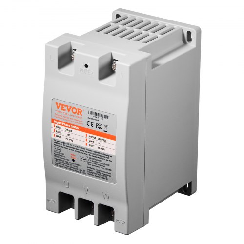 VEVOR 3 Phase Converter - 2HP 7A 220V Single Phase to 3 Phase Converter ...