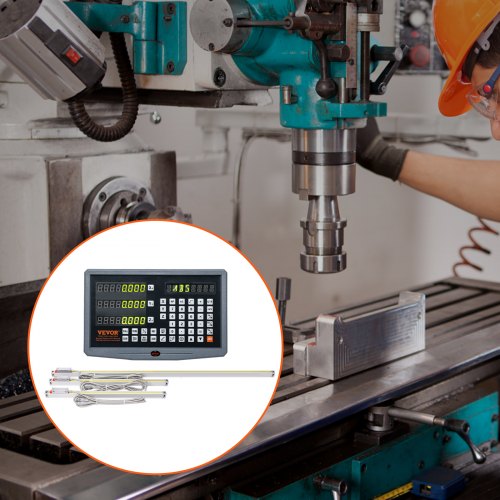 VEVOR Digital Readout, 400 mm & 450 mm & 950 mm, Linear Scale 3 Axis ...