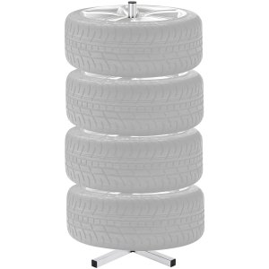 VEVOR Tire Organizing Rack, Robust Steel Tire Stand for 4 Tires with ...