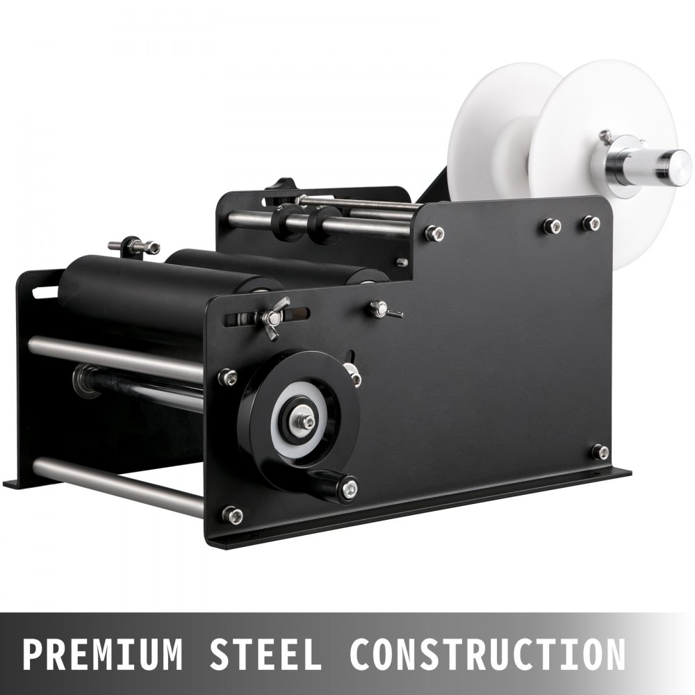 VEVOR MT-30 Round Bottle Labeling Machine, Manual Label Applicator, 20 ...