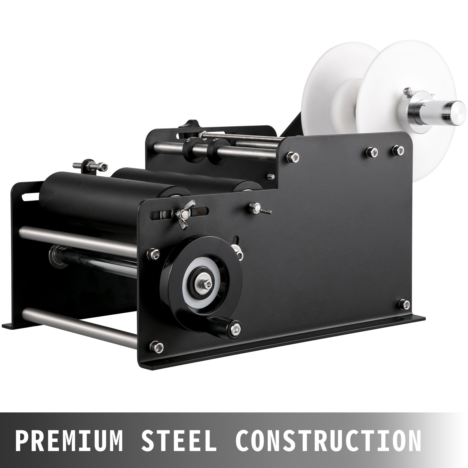 VEVOR MT-30 Round Bottle Labeling Machine, Manual Label Applicator, 20 ...