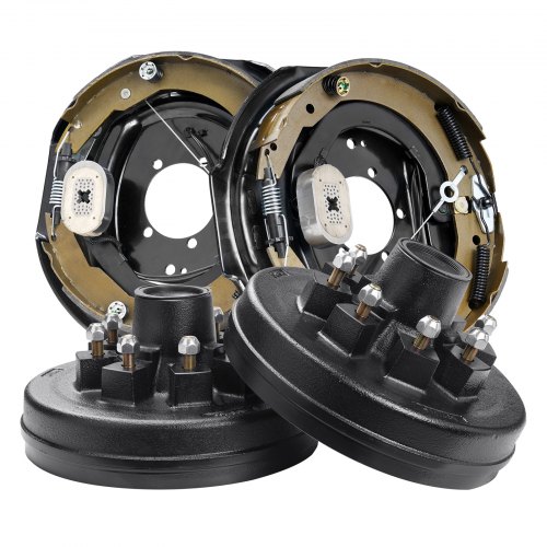 VEVOR Trailer Hub Drum Kits 8 on 6.5" B.C. with 12" x 2" Electric ...