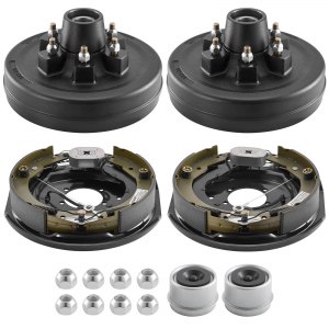VEVOR Electric Trailer Brake Assembly, 12 x 2 Inch, 1 Pair Self ...