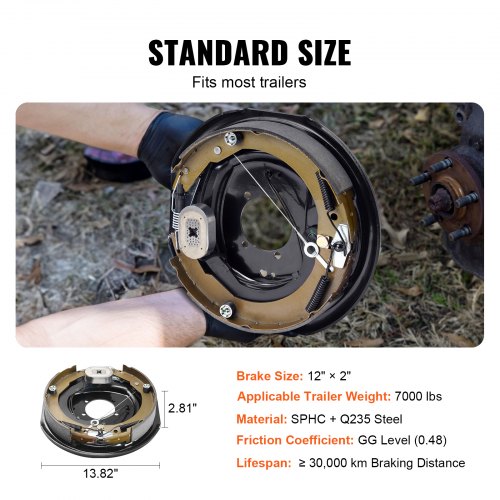 VEVOR Electric Brakes for Trailer: Safe Stopping