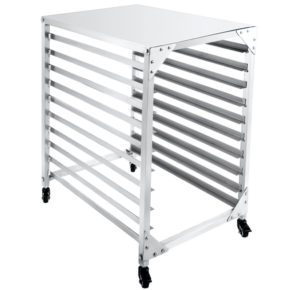 VEVOR Bakery Rack Bun Pan Rack 10-Tier 20.5"Lx26"Wx39"H Aluminum ...