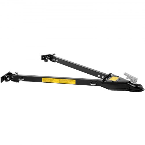 VEVOR Tow Bar, 5000 lbs Towing Capacity, Powder-Coating Steel Bumper ...