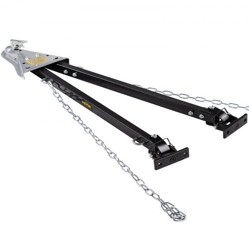 VEVOR Tow Bar, 5000 lbs Towing Capacity with Chains, Powder-Coating ...