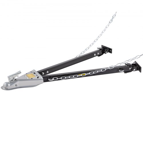 VEVOR Tow Bar, 5000 lbs Towing Capacity with Chains, Powder-Coating ...