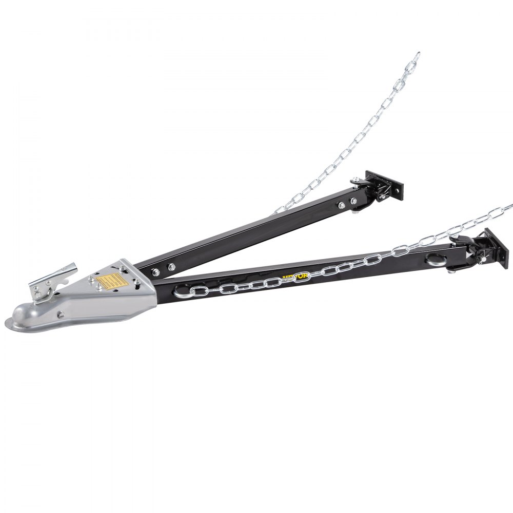 Vevor Tow Bar 5000 Lbs Towing Capacity With Chains Powder Coating
