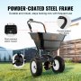 VEVOR Broadcast Spreader, 80 LB Walk-Behind Turf Spreader with 12 ...