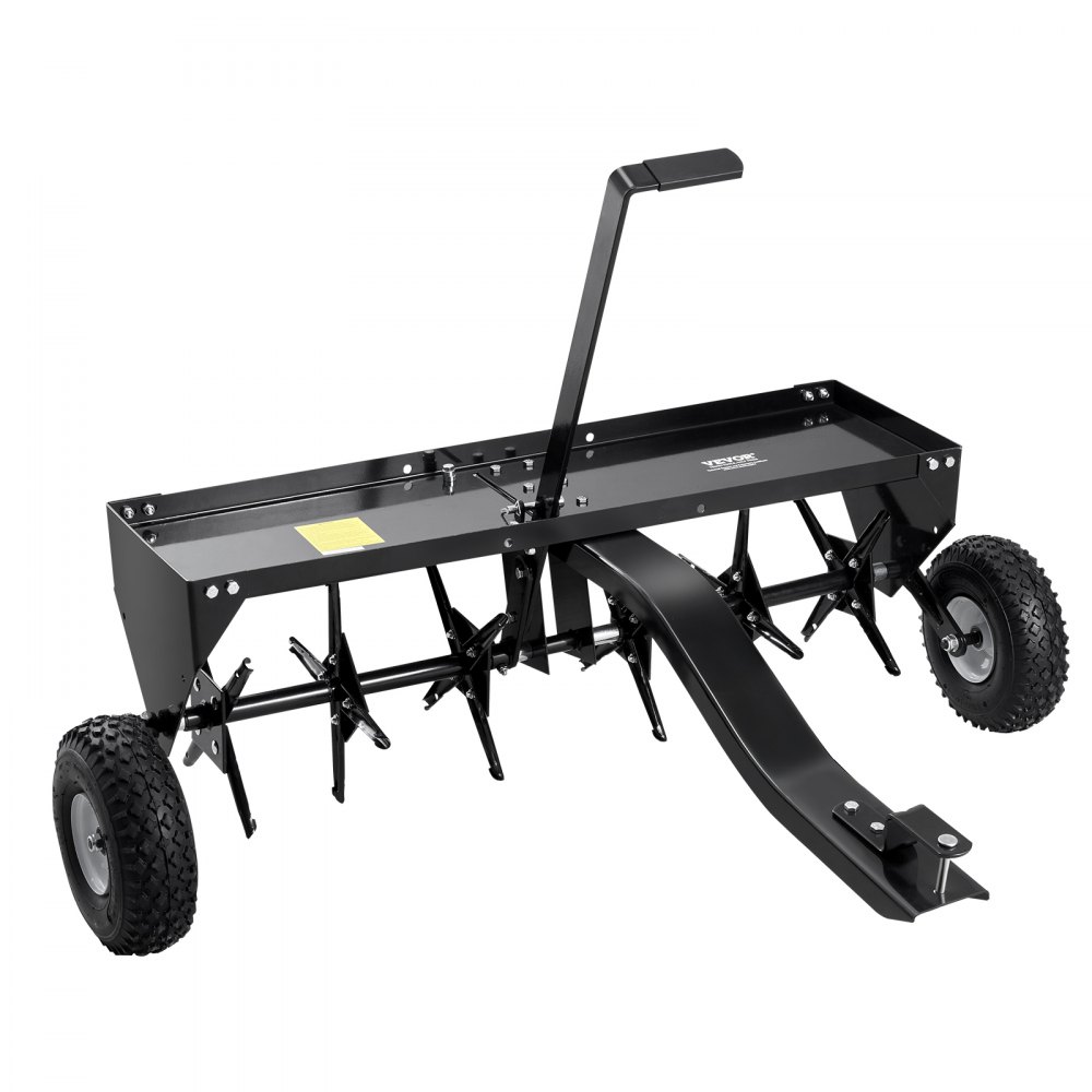 VEVOR Plug Aerator Tow Behind – 40", 24 Spikes, 100LB, 3"