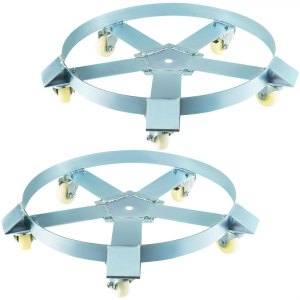 Heavy Duty Steel 55 Gallon Drum Dolly with 5 Swivel Casters | VEVOR CA