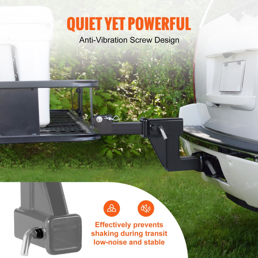 VEVOR Trailer Hitch Riser, for 2" Receiver with 6" Rise/Drop, Trailer ...